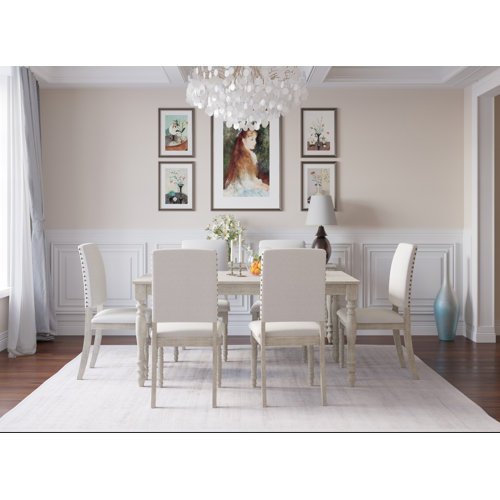 Laurel Foundry Modern Farmhouse Candace 7 Piece Dining Set And Reviews Wayfair